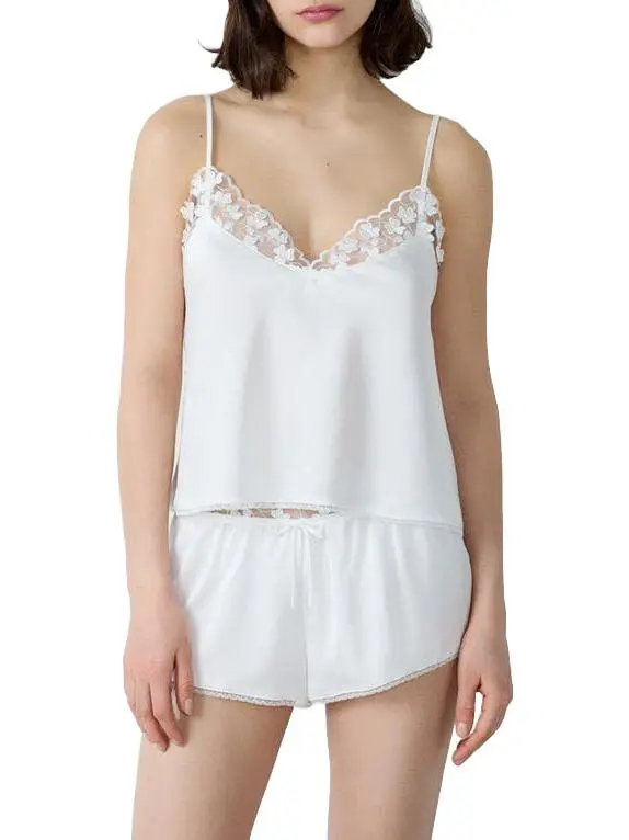 ETAM Amour Caraco Appliqué Camisole - White