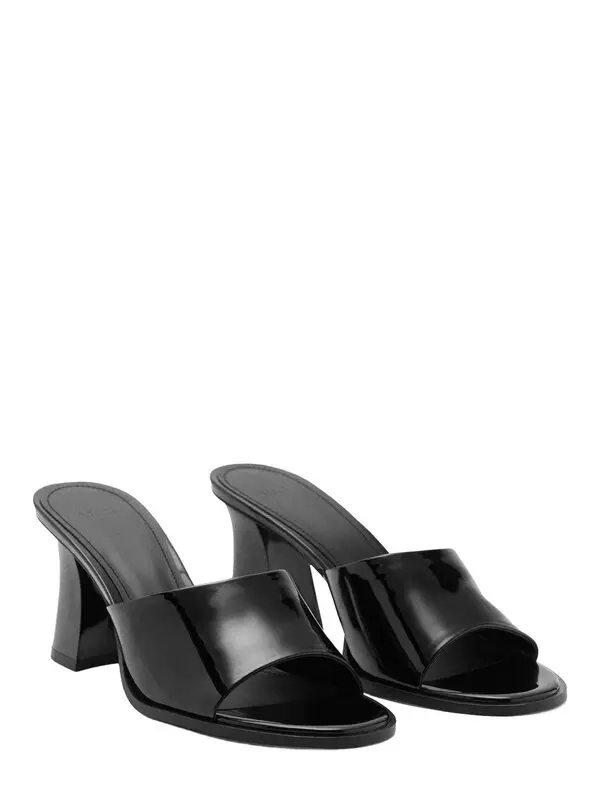 Mango Slide Sandal - Black