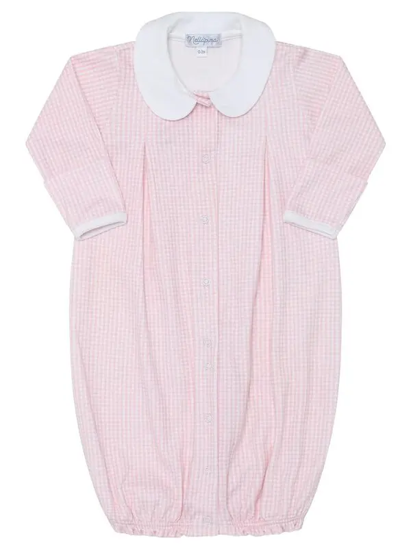 NELLAPIMA Gingham Converter Gown - Pink
