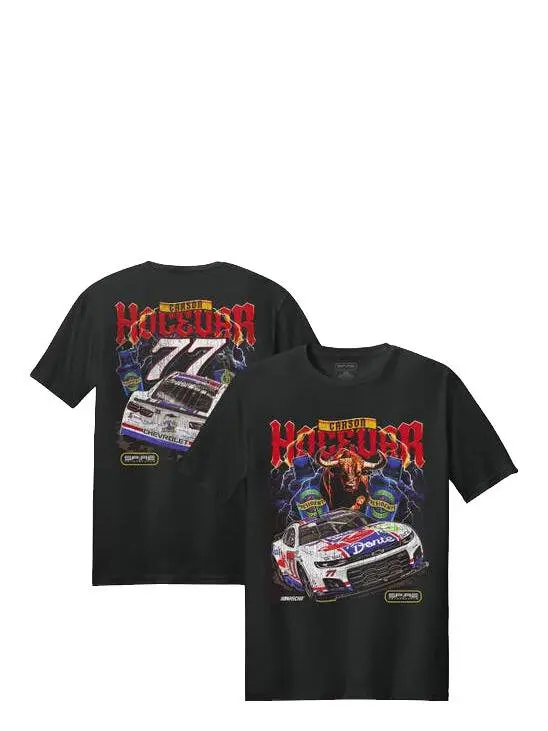 E2 APPAREL Carson Hocevar Chili's Car T-shirt - Black