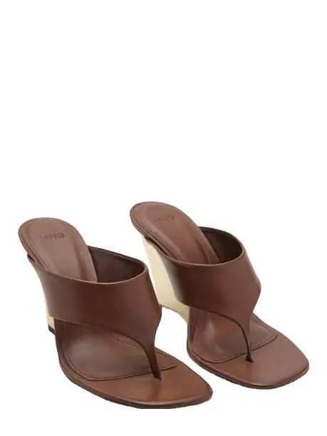 Mango Wedge Flip Flop - Chocolate