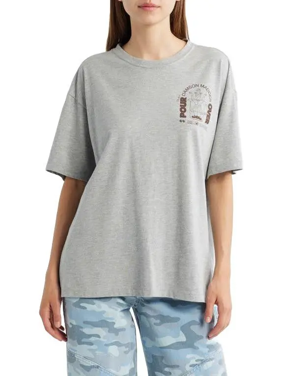 DAMSON MADDER Graphic T-shirt - Grey