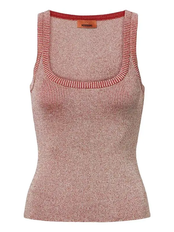 Missoni Lamé Tank Top - Pink