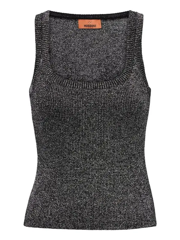 Missoni Lamé Tank Top - Silver