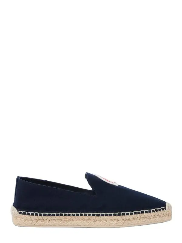 CHRISTIAN LOUBOUTIN Nanou Mooncrest Canvas Espadrilles - Blue