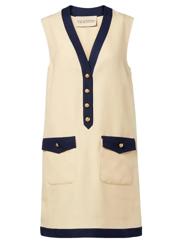 Valentino Garavani Sleeveless Mini Dress - Beige