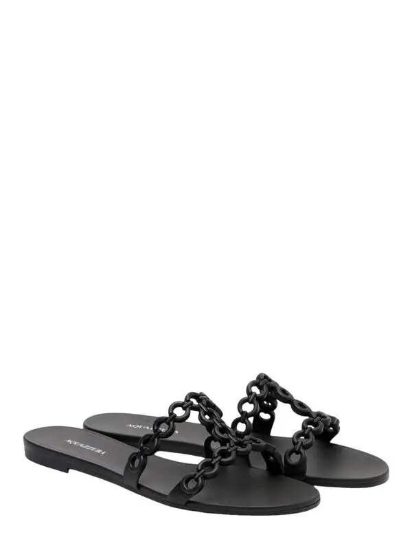 AQUAZZURA Infinity Chain Jelly Sandals - Pink