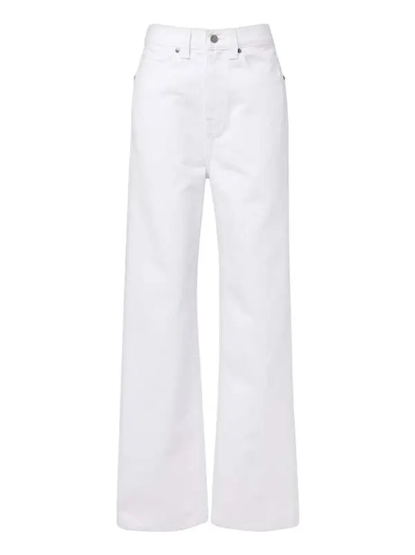 Khaite Bonnie High-rise Straight Jeans - White