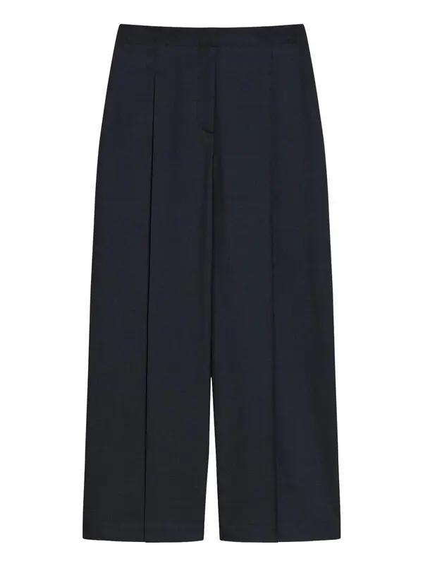 Theory Deep Pleat Pants - Nocturnal Navy