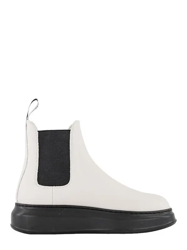Alexander McQueen Hybrid Chelsea Boot - White