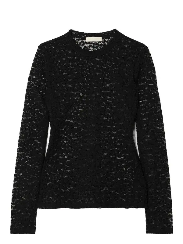 Ulla Johnson Anise Lace Top - Black