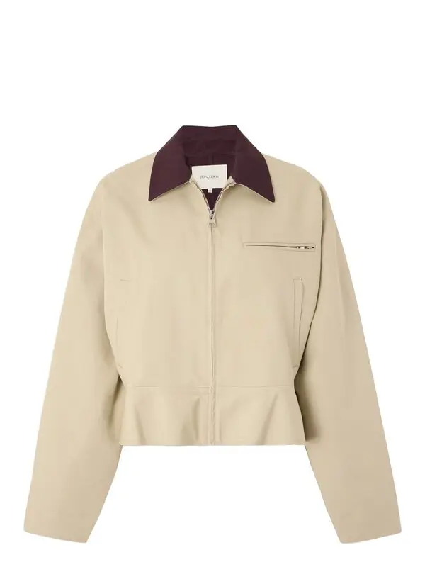 JW Anderson Cotton-canvas Jacket - Neutrals