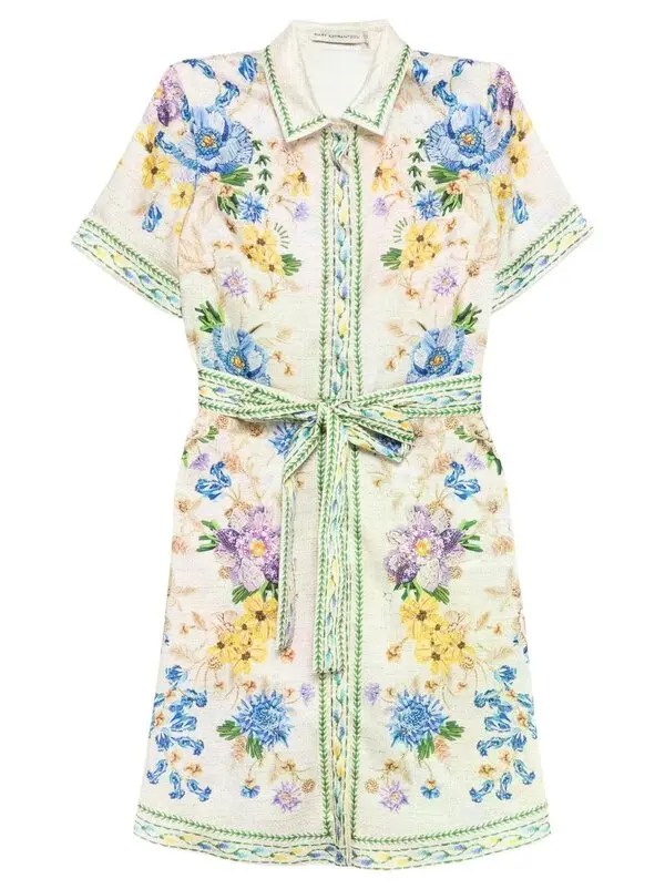 MARY KATRANTZOU Chima Dress - Neutrals