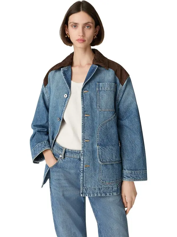 Bottega Veneta Vintage Denim Jacket - Mid Blue