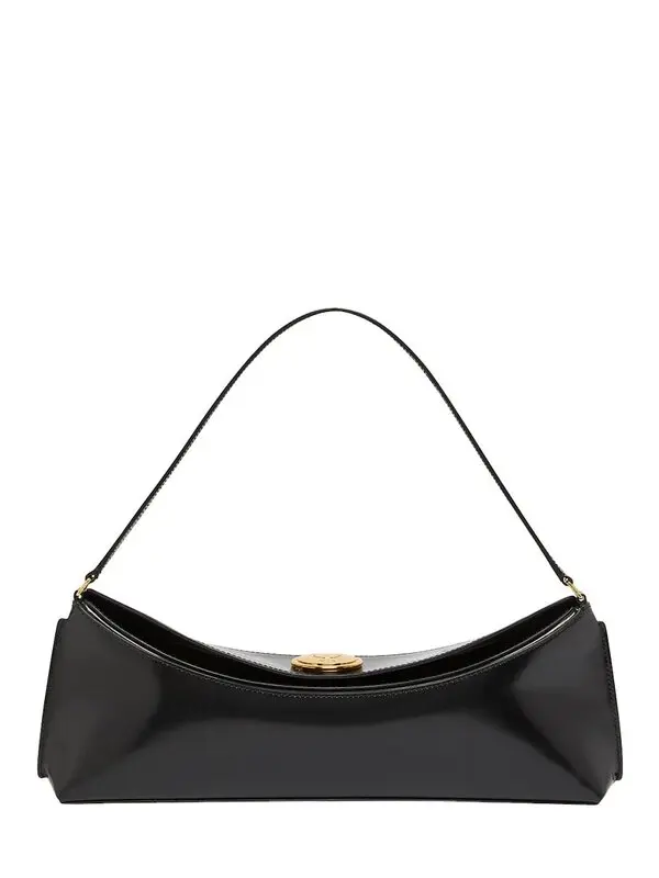 Jacquemus Le Calisso Patent Leather Shoulder Bag - Black