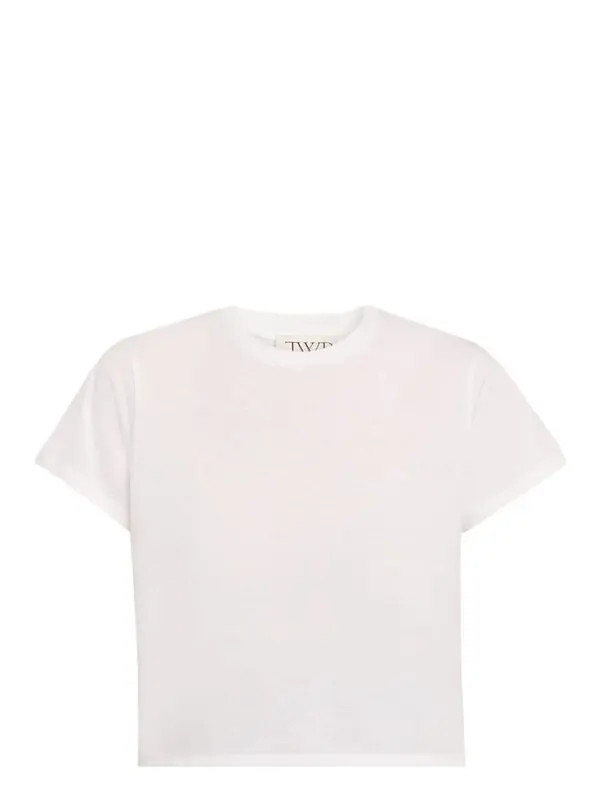TWP Short-sleeve Jersey Tee - White