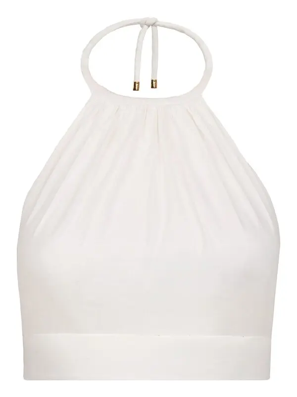 VIX PAULA HERMANNY Ibiza Halter Top - White