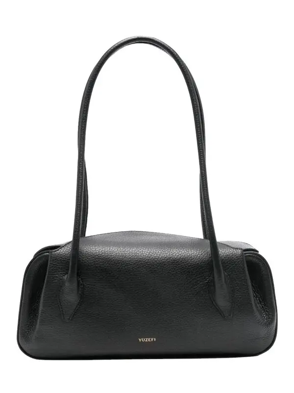 Yuzefi Oyster Shoulder Bag - Black