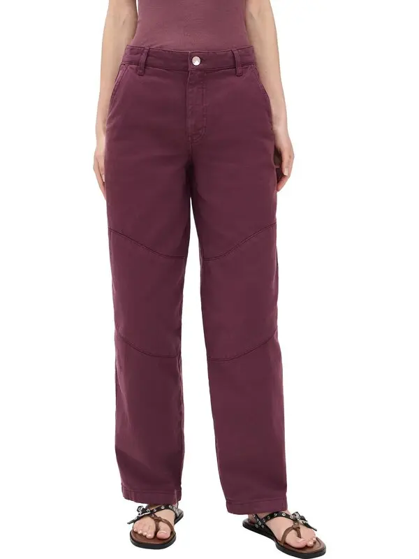 DAMSON MADDER Drew Jeans - Burgundy