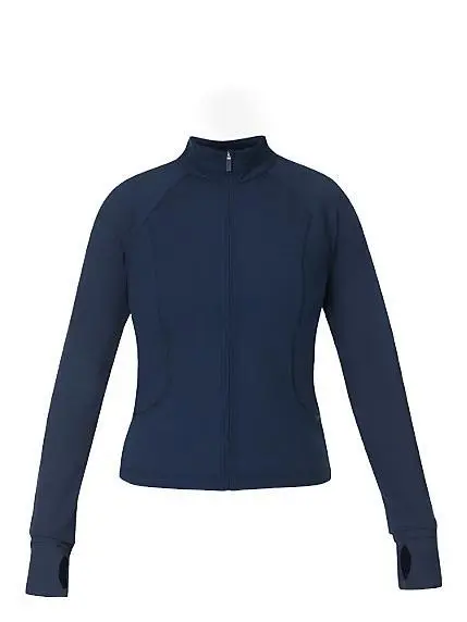 Sweaty Betty All Day Zip-up Jacket - Navy Blue