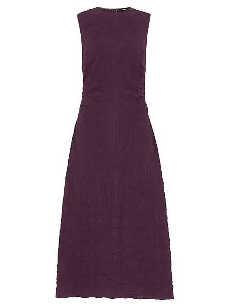 Whistles Stretch-woven Midi Dress - Purple