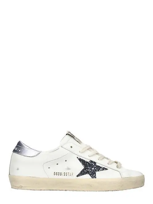 GOLDEN GOOSE Super-star Leather Low-top Trainers - White/comb