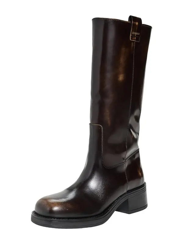 ALOHAS Sajan Leather Boots - Brown