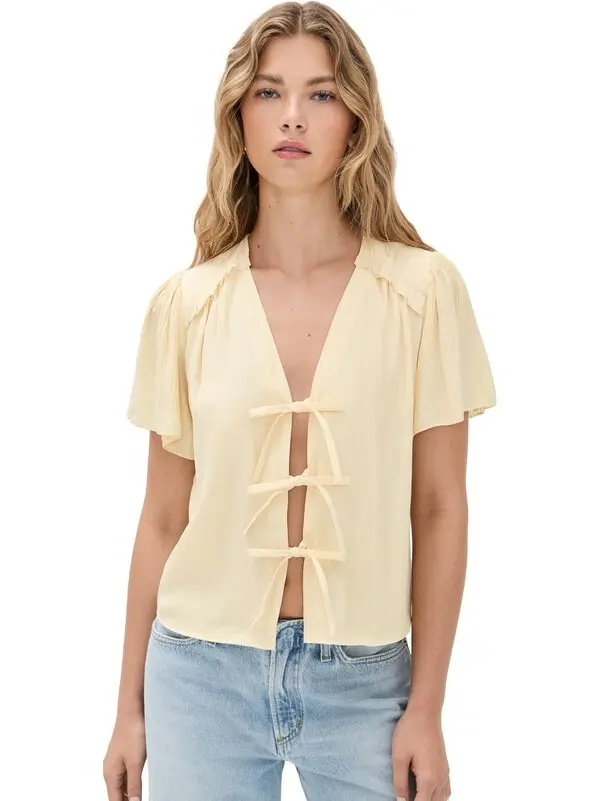 Ramy Brook Selene Top - Butter