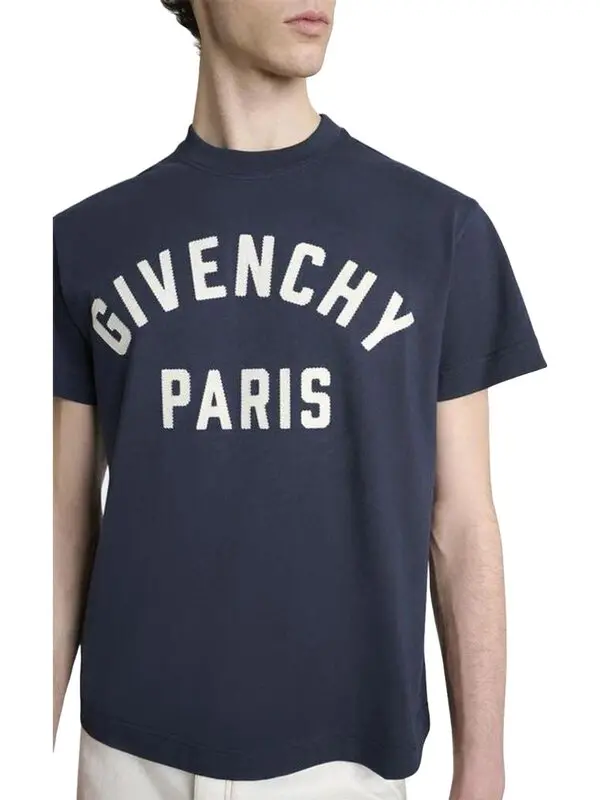 Givenchy Apos;s Logo Crewneck T-shirt - Bluwht