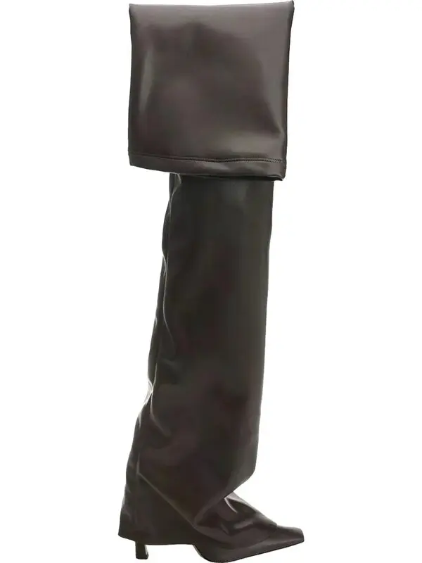 Attico 95mm Over-the-knee Boots - Brown