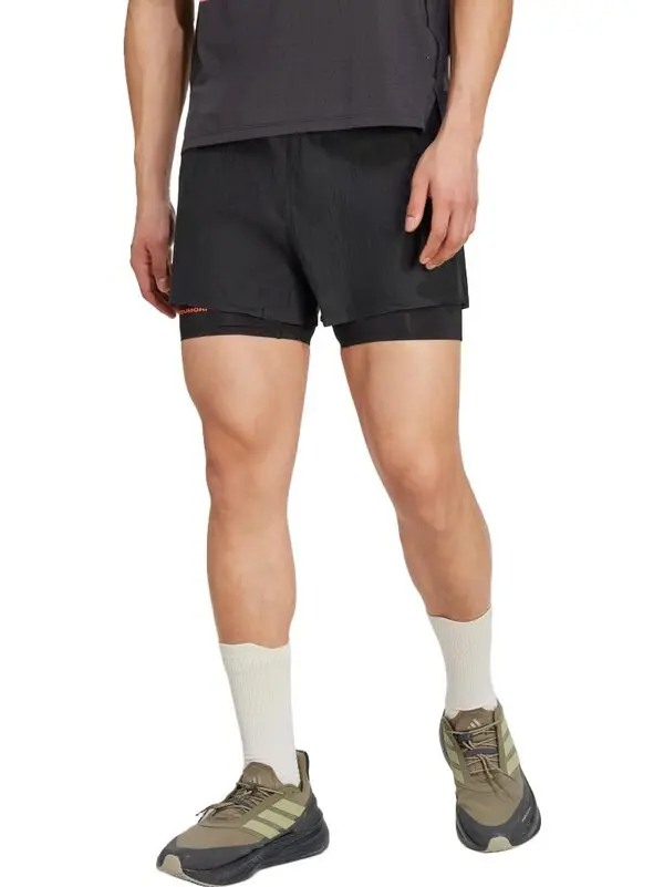 Adidas Adi365 H.koumori Running 2-in-1 Shorts - Black