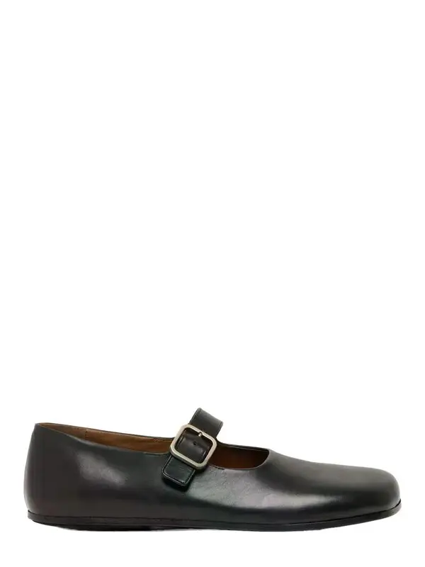 Marsèll Appiedi Buckled Ballet Flats - Black