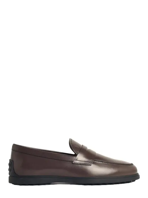 TOD'S Leather Loafers - Brown