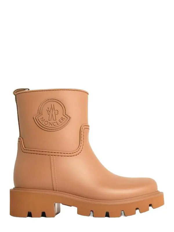 Moncler Kickstream Rain Boots - Beige