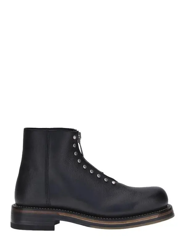 Alexander McQueen Studded Ankle Boots - Black