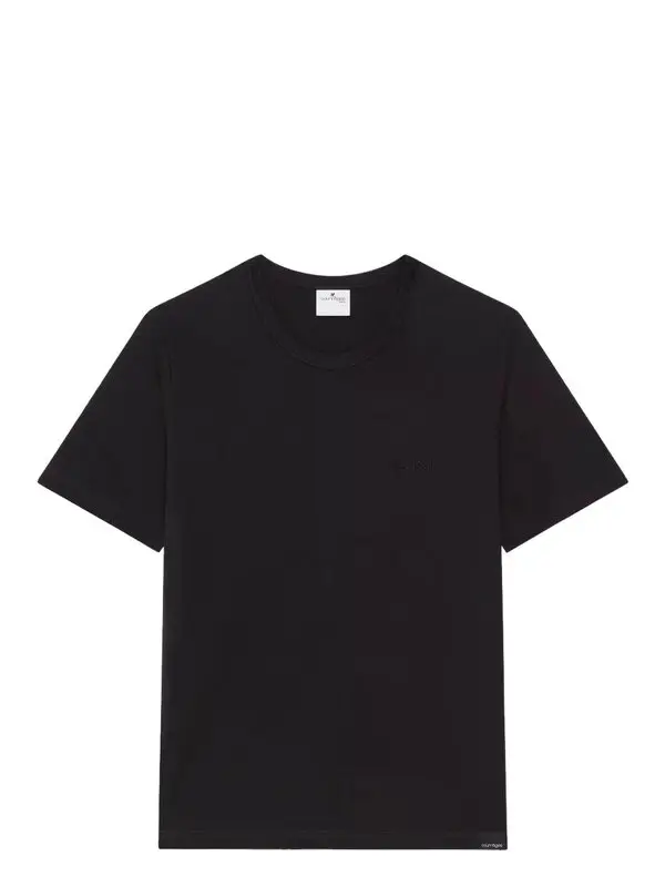 COURREGES Crew-neck T-shirt - Black