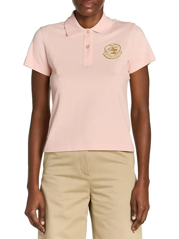Moncler Polo Shirt - Pastel Pink