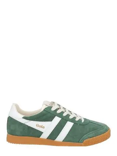 Gola Burgundy Leather Sneakers - Green