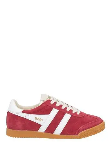 Gola Burgundy Leather Sneakers - Red