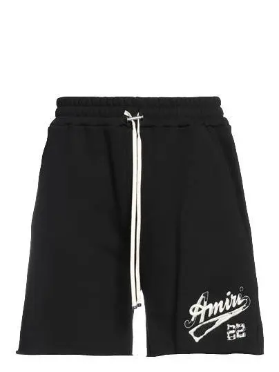 Amiri Cotton Shorts - Black