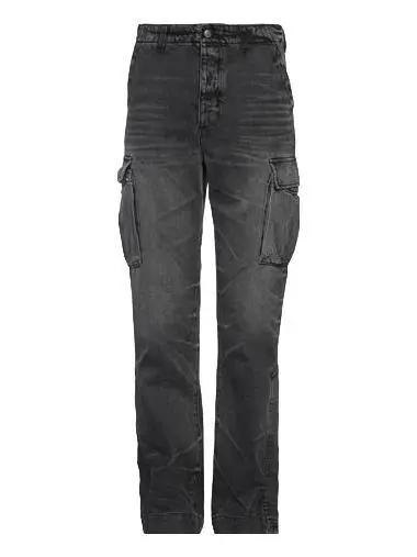 Amiri Charcoal Cotton Cargo Jeans - Grey