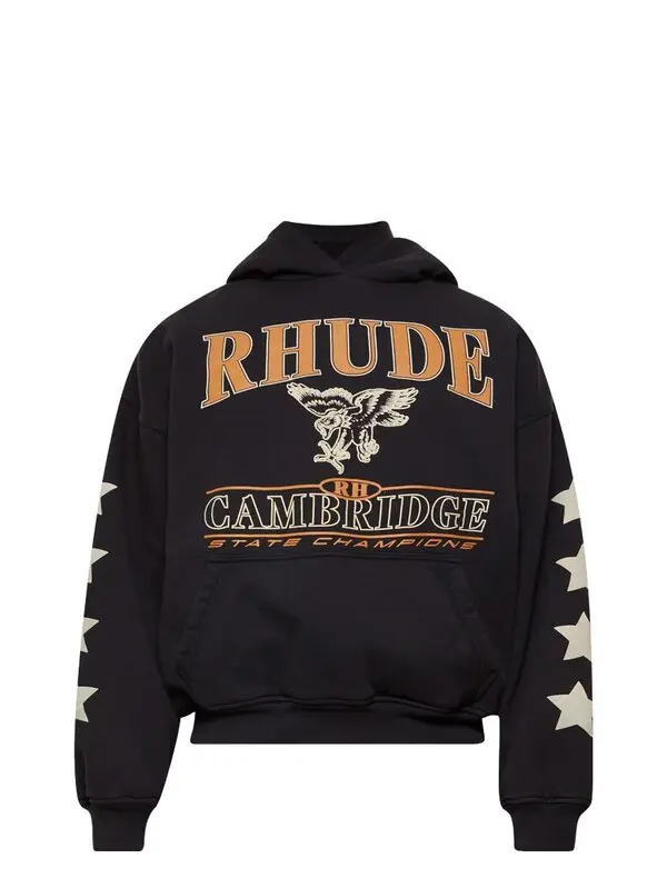 Rhude Cambridge State Champs Hoodie - Black