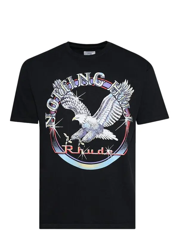 Rhude Notting Hill Eagle Tee Vintage - Black
