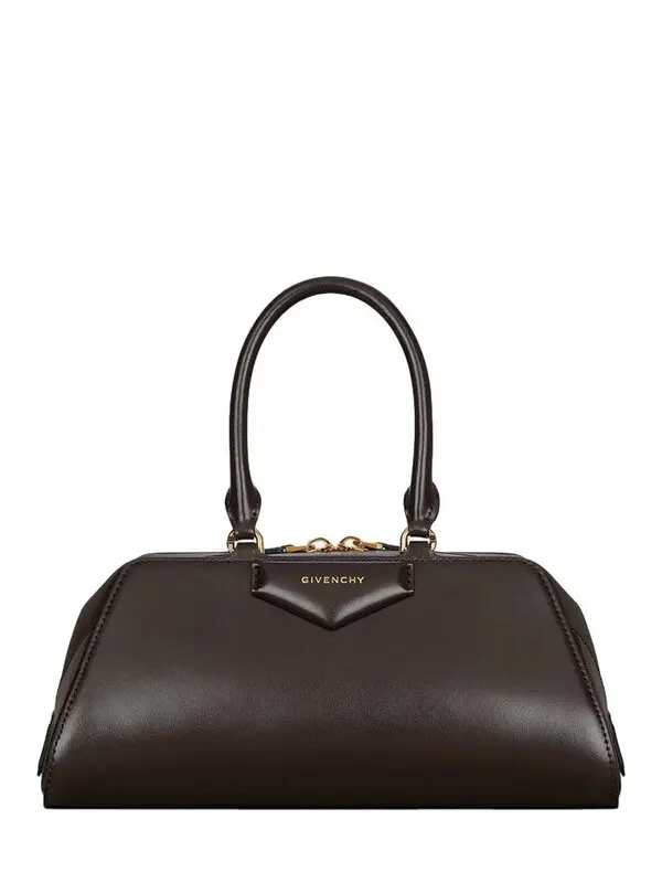 Givenchy Antigona East West Small Handheld Bag - Chocolate