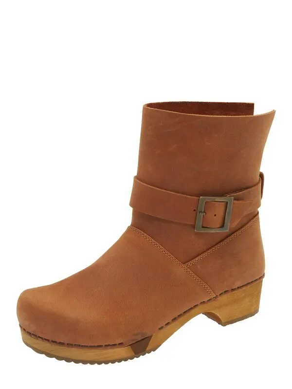 SANITA Runa Platform Bootie - Cognac