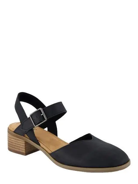 Toms Jaclyn Ankle Strap Pump - Black