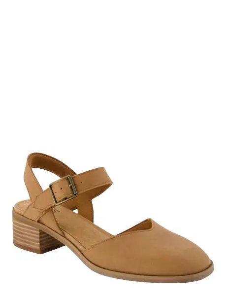 Toms Jaclyn Ankle Strap Pump - Brown