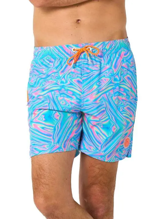 Opposuits Holoperfect Hero Stretch Swim Trunks - Blue Multi