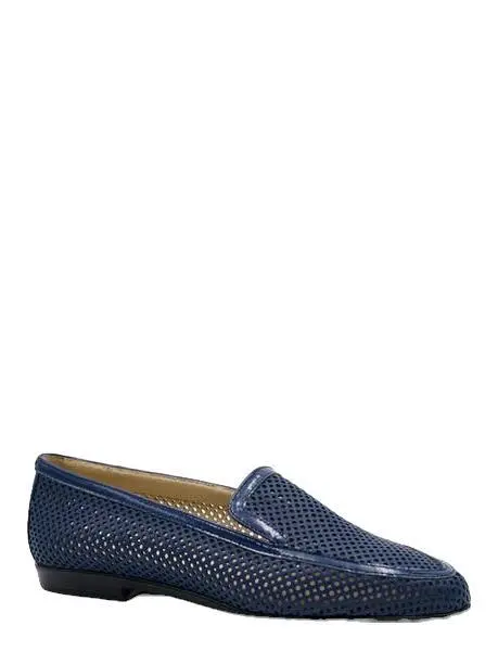 AMALFI BY RANGONI Otello Leather Loafer - Navy Parm