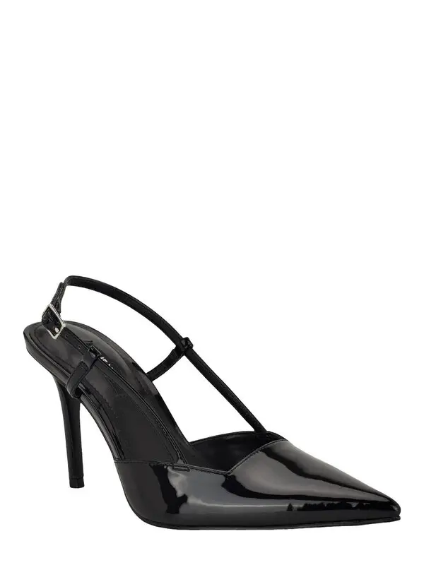 Nine West Mianda Pointed Toe Slingback Pump - Black
